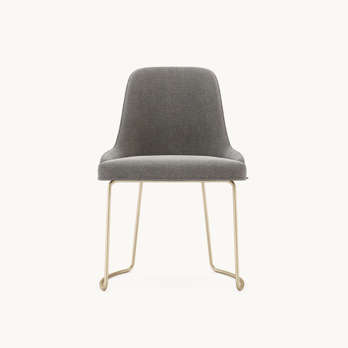 Domkapa ANNA (METAL SLED) Dining Chair Cement – Araco Interiors