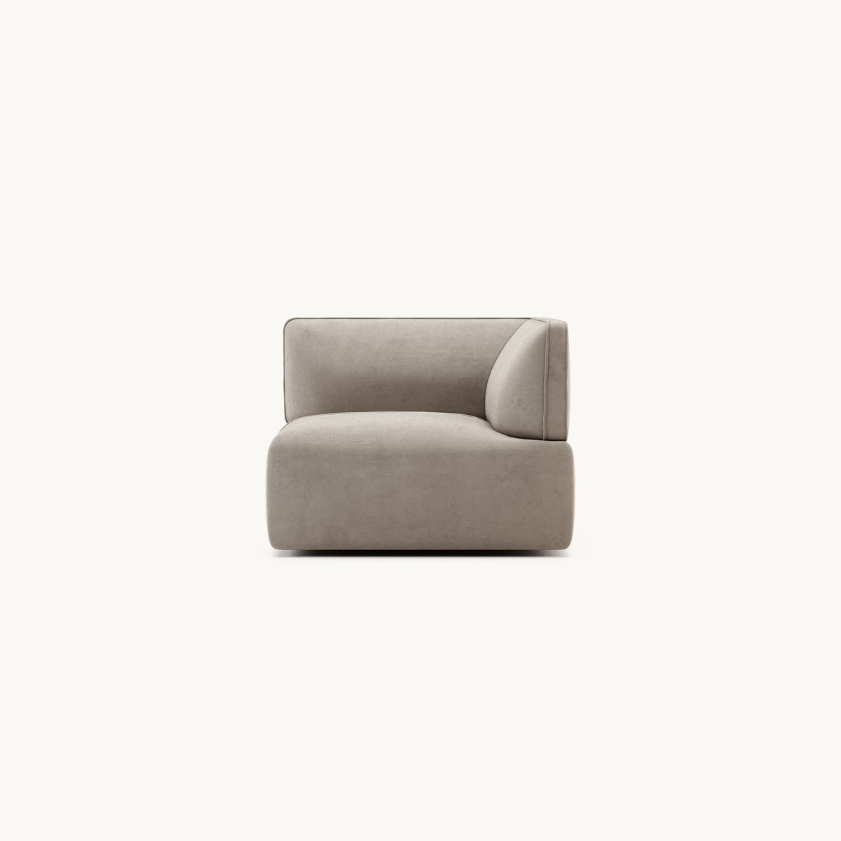 Domkapa DISRUPTION CORNER MODULE Sofa Taupe – Araco Interiors