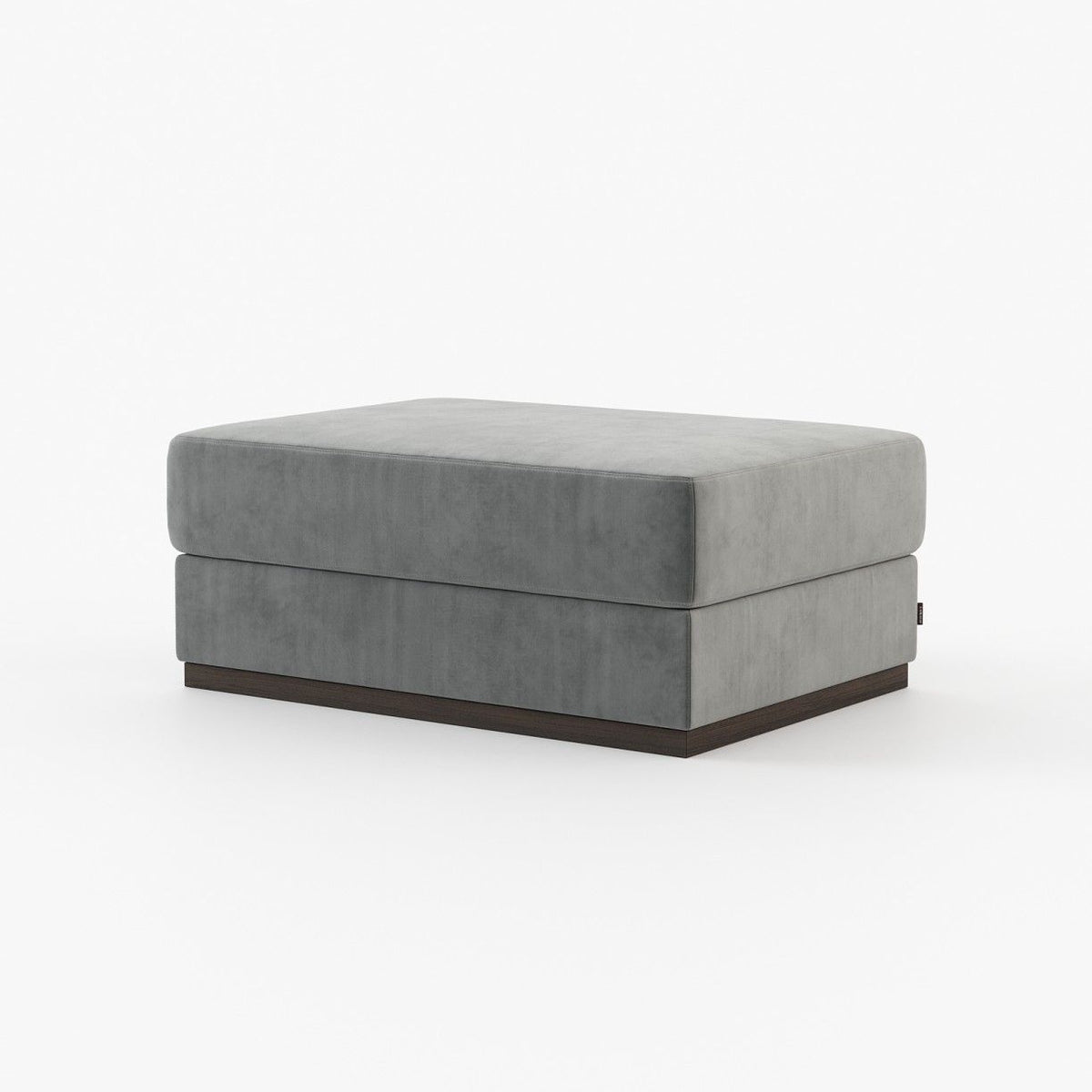 Laskasas CHARLIE Footstool & Pouf Vienna Anthracite – Araco Interiors