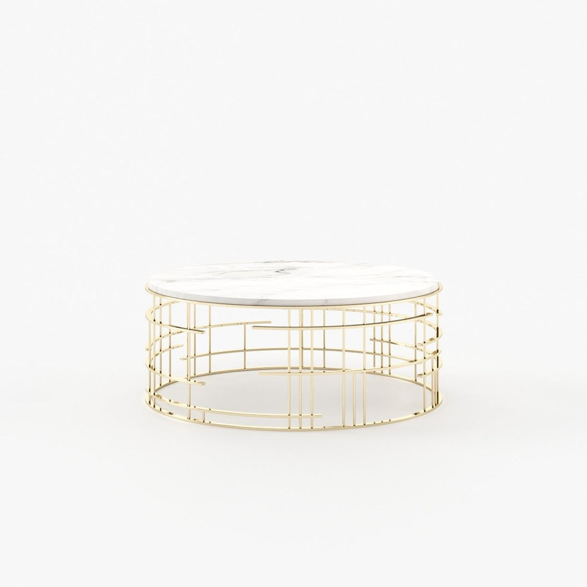 Laskasas MERCY Coffee Table Carrara Marble – Araco Interiors